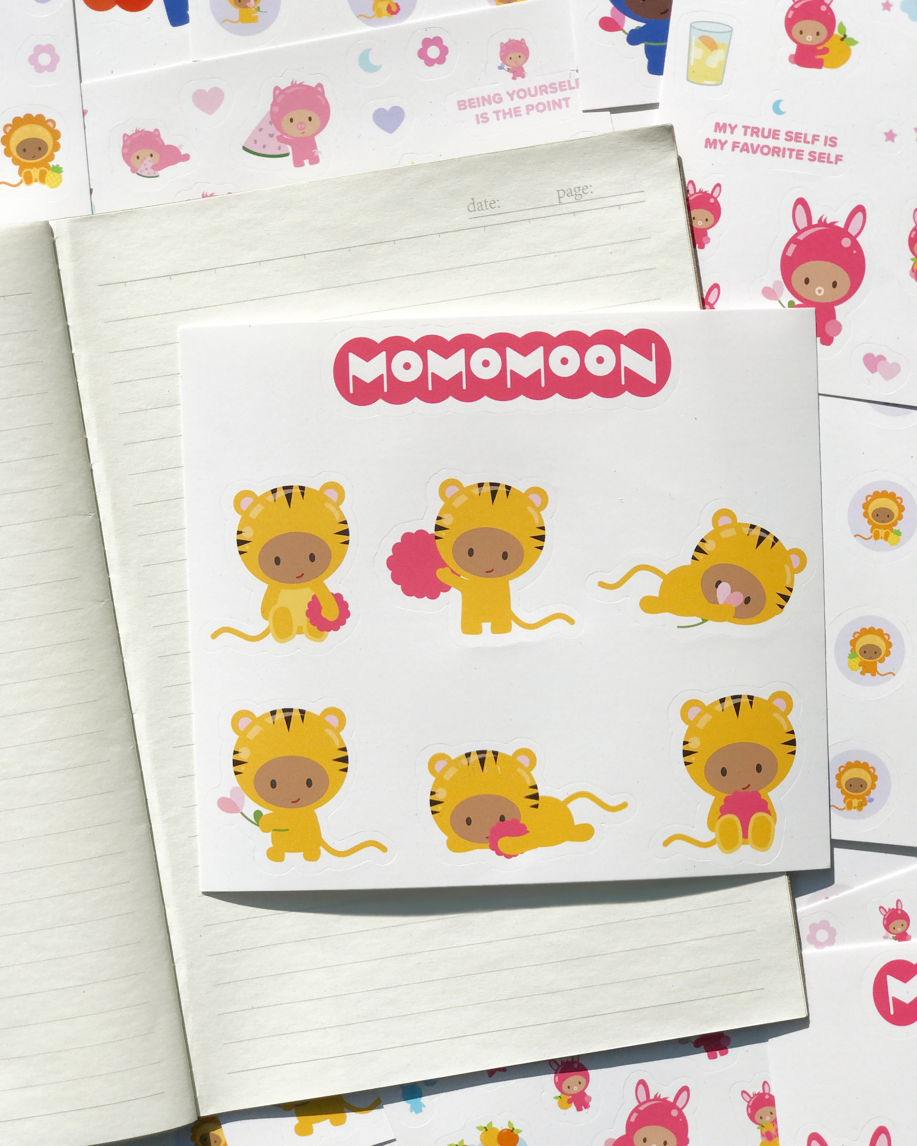 Kittyfox Sticker Sheet – MOMOMOON