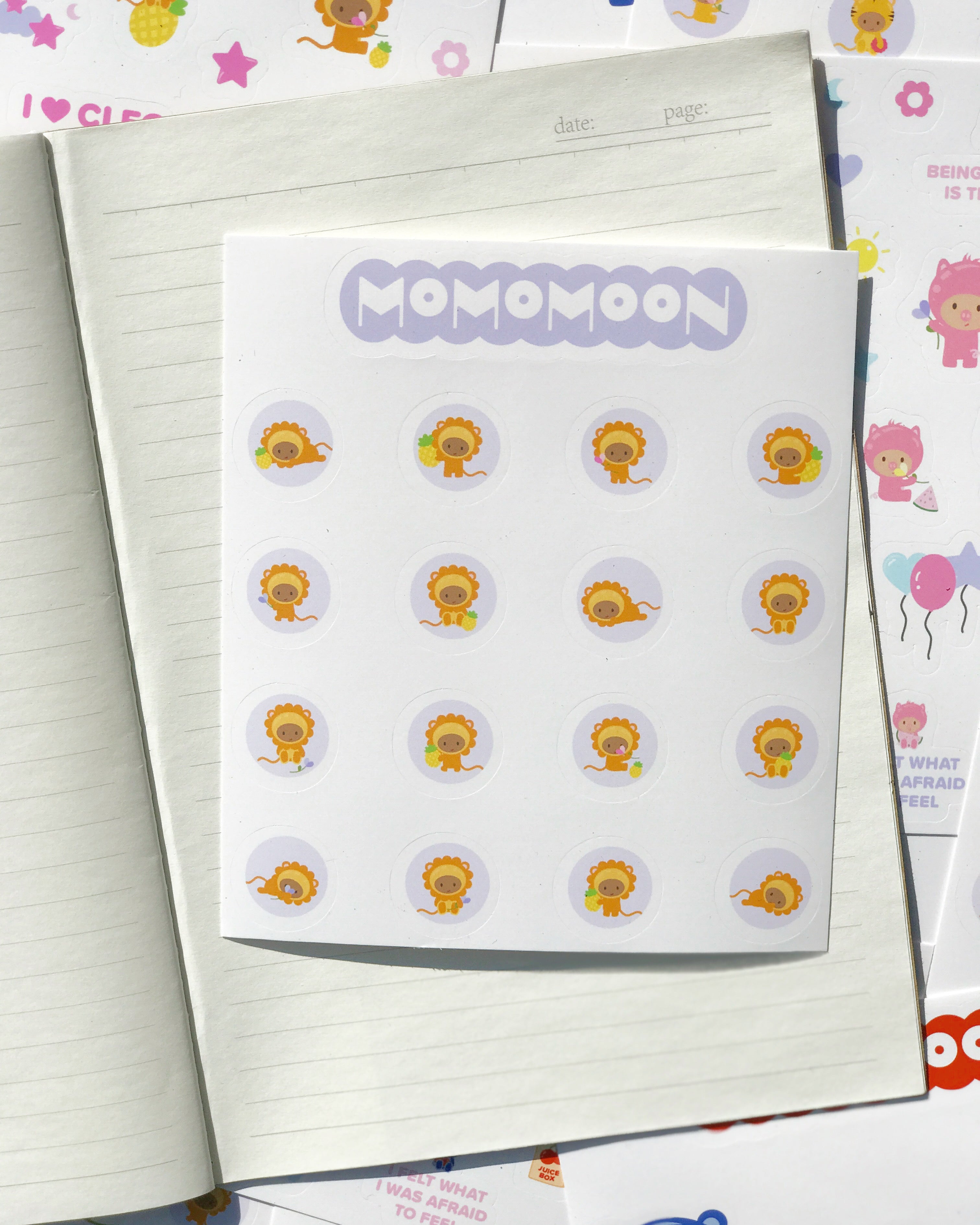 Cleo Teensy Sticker Sheet – MOMOMOON